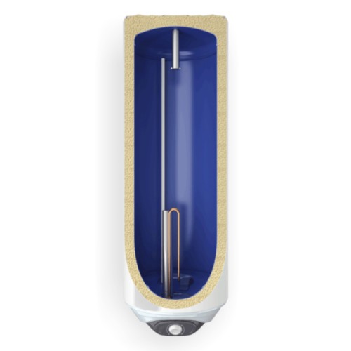 Бойлер Елдом 80 л, 3 kW, емайлиран, малък диаметър - WV08039 от OVK Install